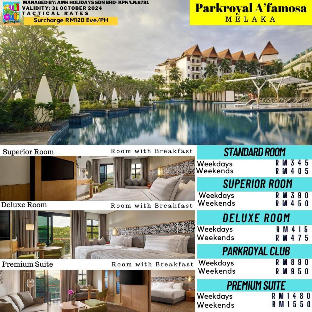 [PROMO] Park Royal A Famosa, Melaka • CCM | CUTI-CUTI MALAYSIA